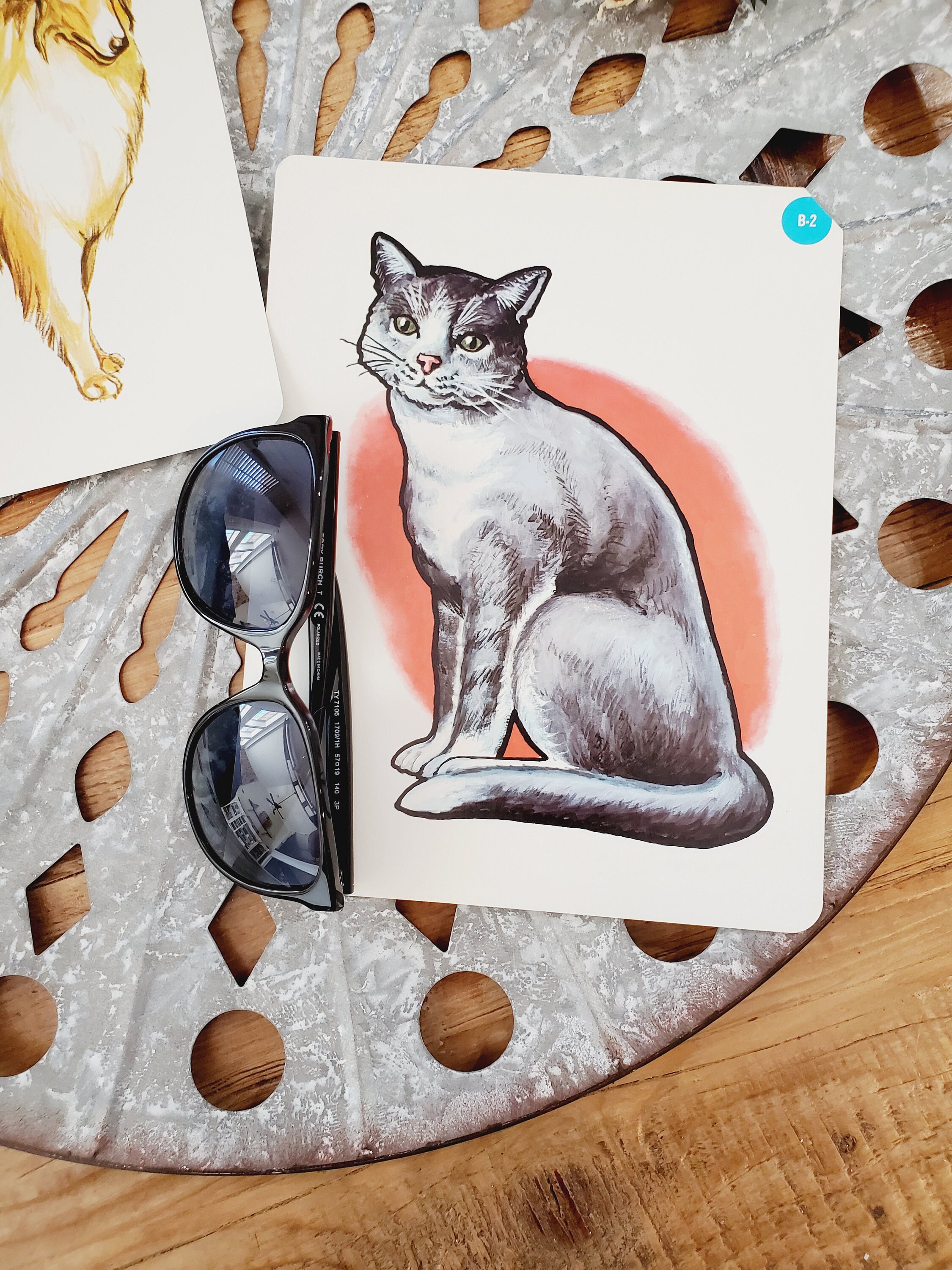 Vintage Cat Dog Flash Card, Antique Flashcards, Vintage Ephemera, Junk ...