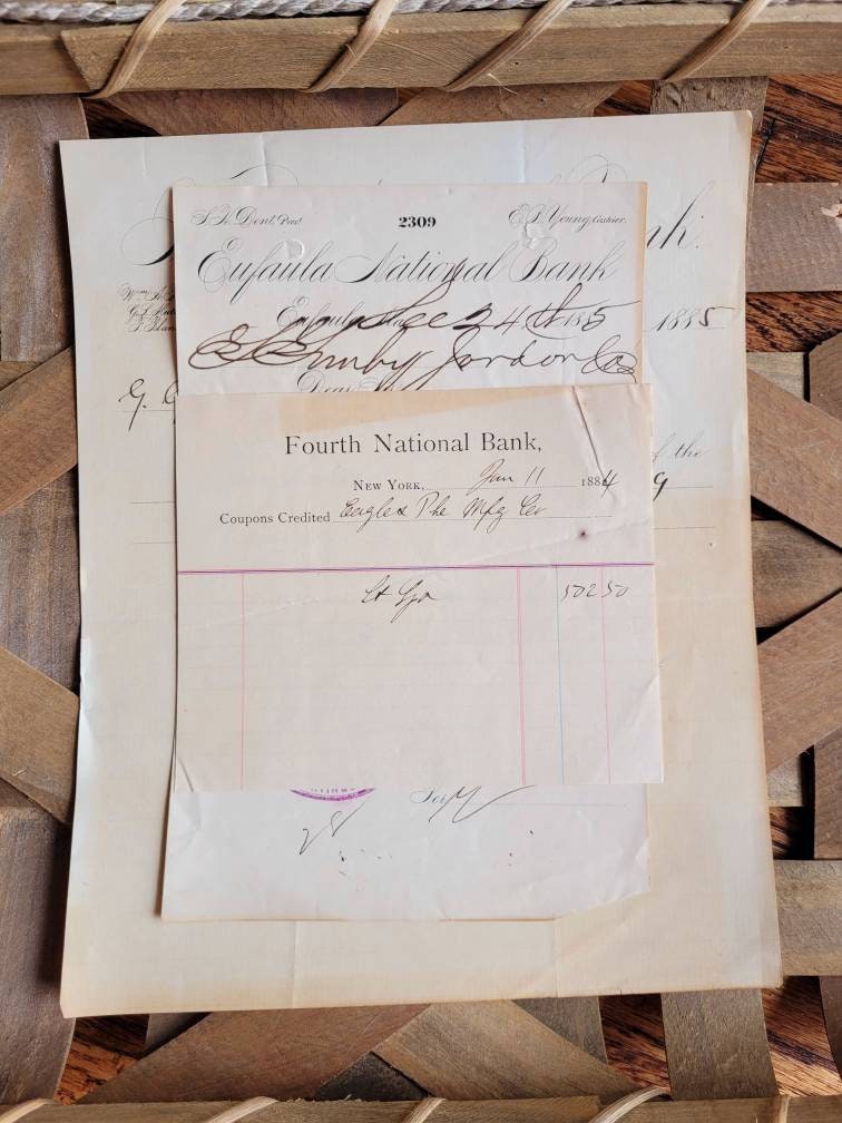 Antique Documents, Antique Invoice, Antique Receipt, 1800s Ephemera ...