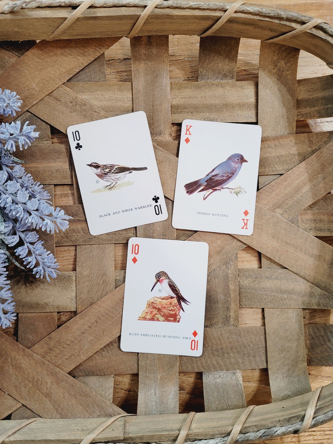 Vintage Bird Playing Cards, Antique Trade Cards, Bird Card Lot, Antique ...