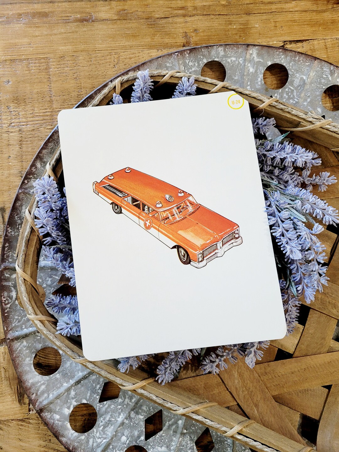 Vintage Ambulance Flash Card, Vintage Medical Cards, Doctor Ephemera ...