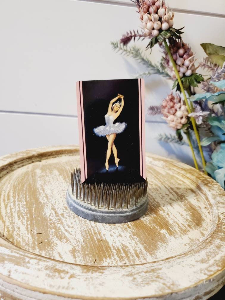 3 Vintage Ballerina Playing Cards, Antique Ballet Dancer Trade Card ...
