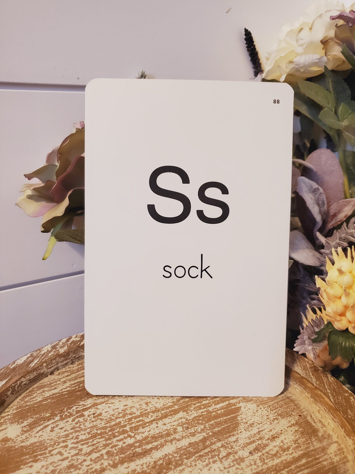 Vintage Sock Flash Card, Antique Flashcards, Vintage Ephemera, Junk ...