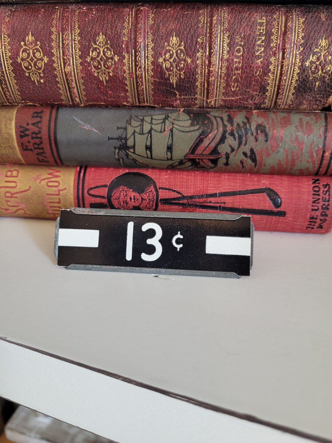 Vintage Store Price Tag, Vintage Halloween Decor, 13 Price Stake ...