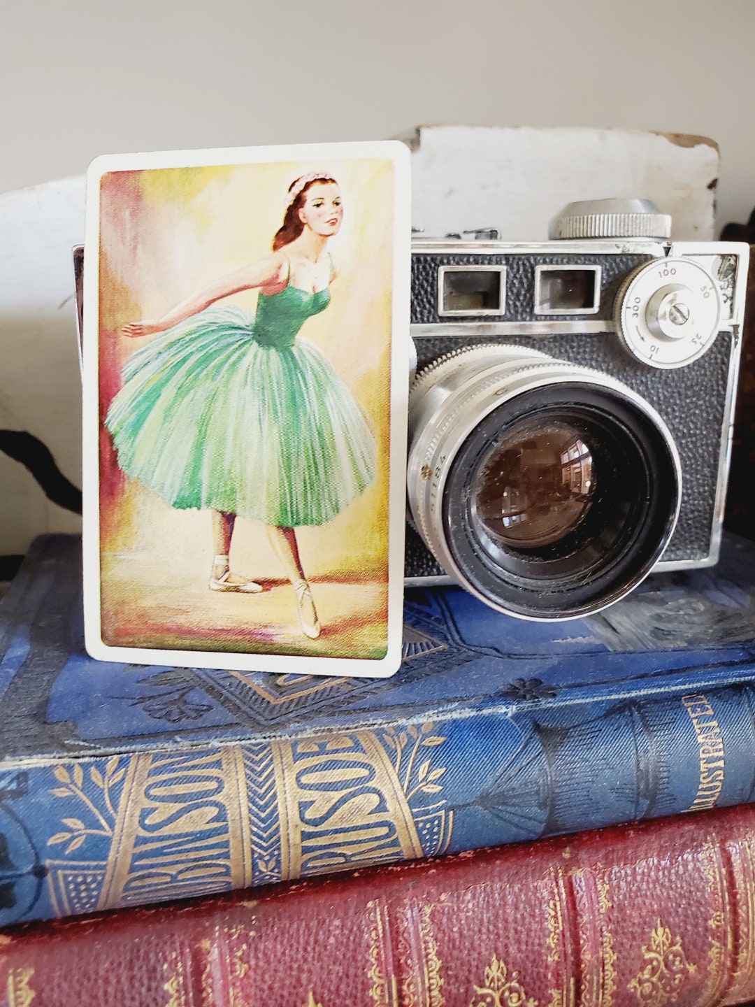 3 Vintage Ballerina Playing Cards, Antique Ballet Dancer Trade Cards ...
