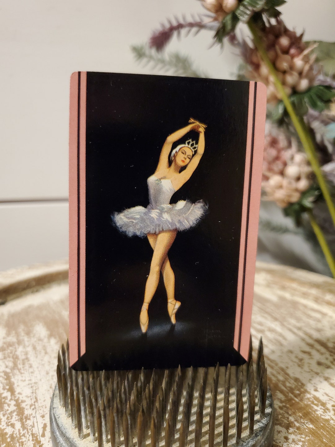 3 Vintage Ballerina Playing Cards, Antique Ballet Dancer Trade Card ...