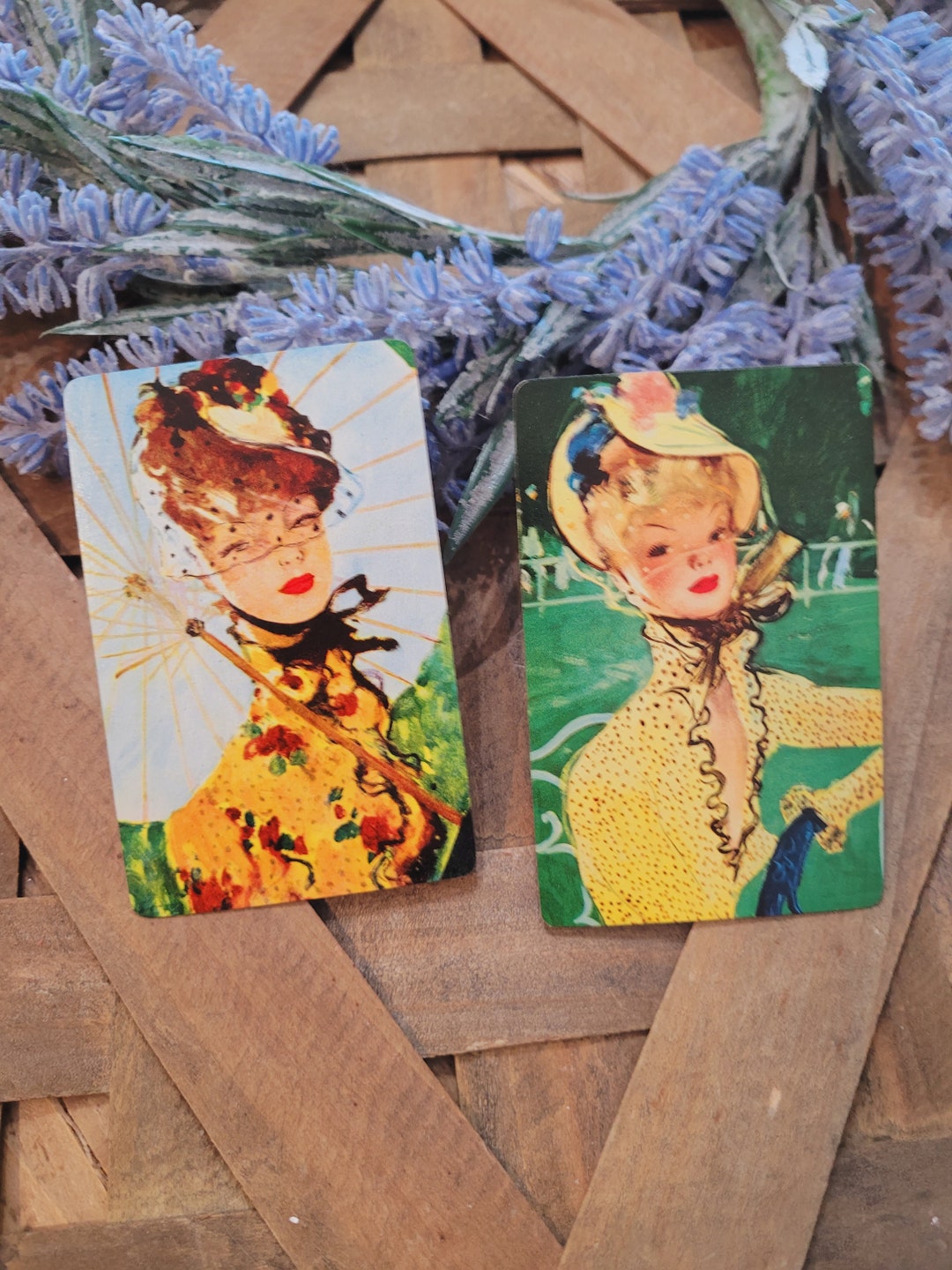 Victorian Women, Art Deco Playing Cards, Deco Couple Cards, Antique ...