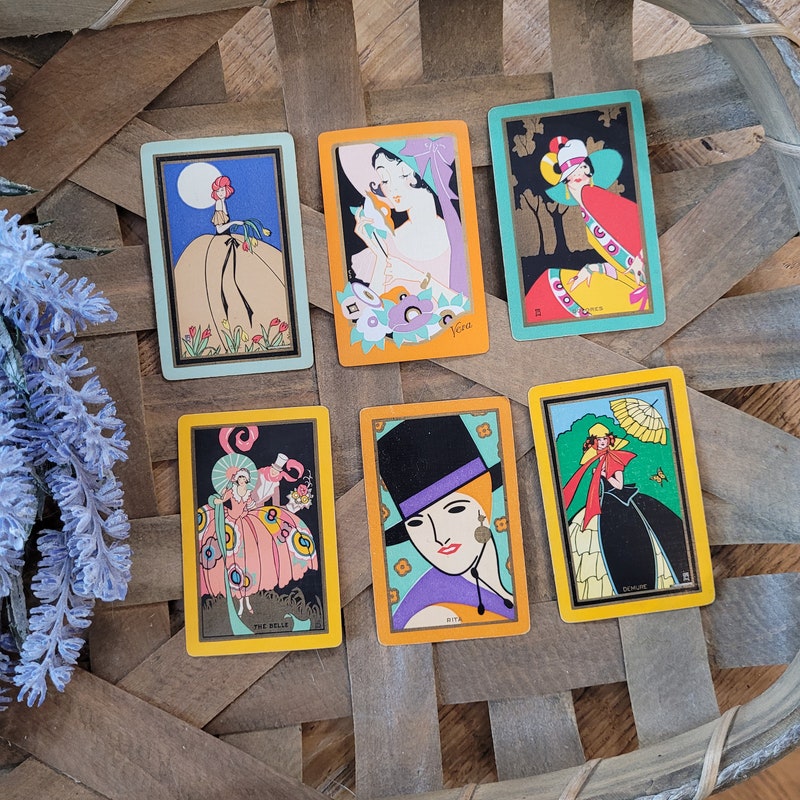 Art Deco Playing Cards - Etsy