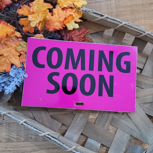 Baby Coming Soon Sign - Etsy