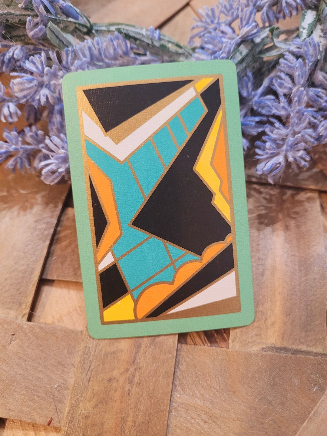 3 Art Deco Playing Cards, Geometric Congress Card, Antique Trade Card ...