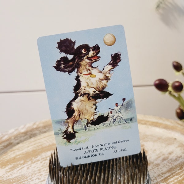 Antique Dog Playing Cards - Etsy