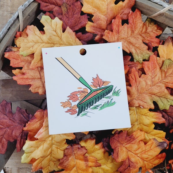 Rake Flash Card - Etsy