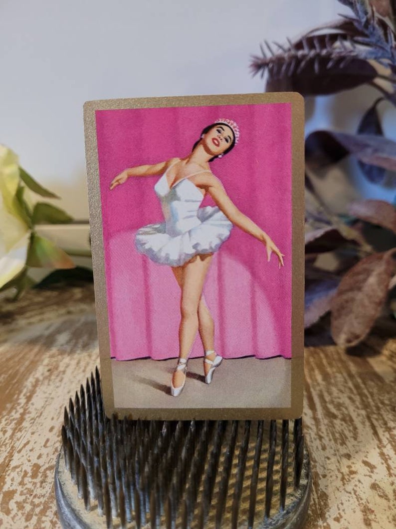 3 Vintage Ballerina Playing Cards, Antique Ballet Dancer Trade Cards ...