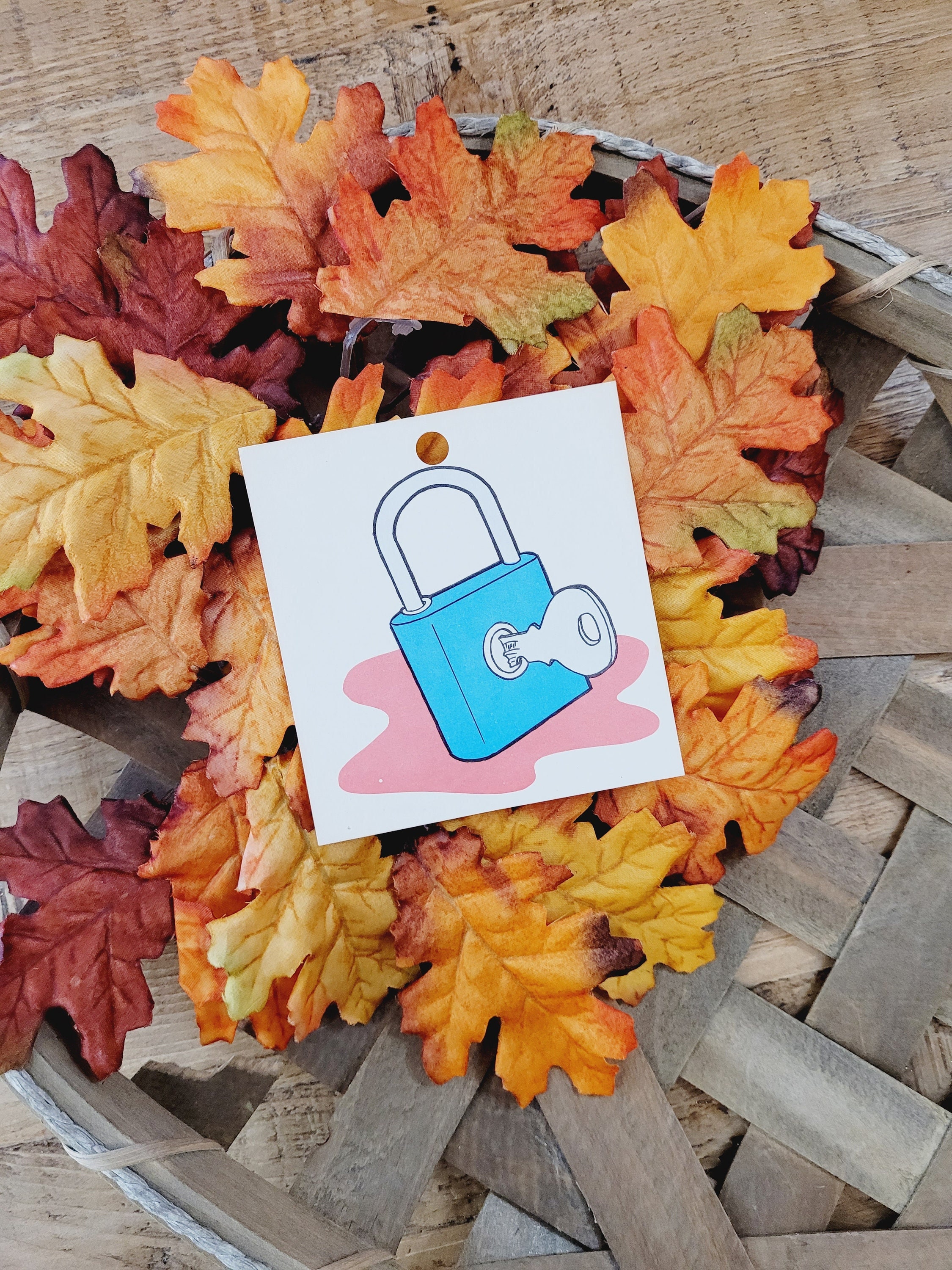 Vintage Lock and Key Flash Cards, Padlock Decor, Antique Flashcards ...