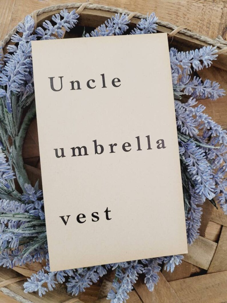 Vintage U Umbrella Flash Card, Antique Flashcards, Ephemera, Vintage ...