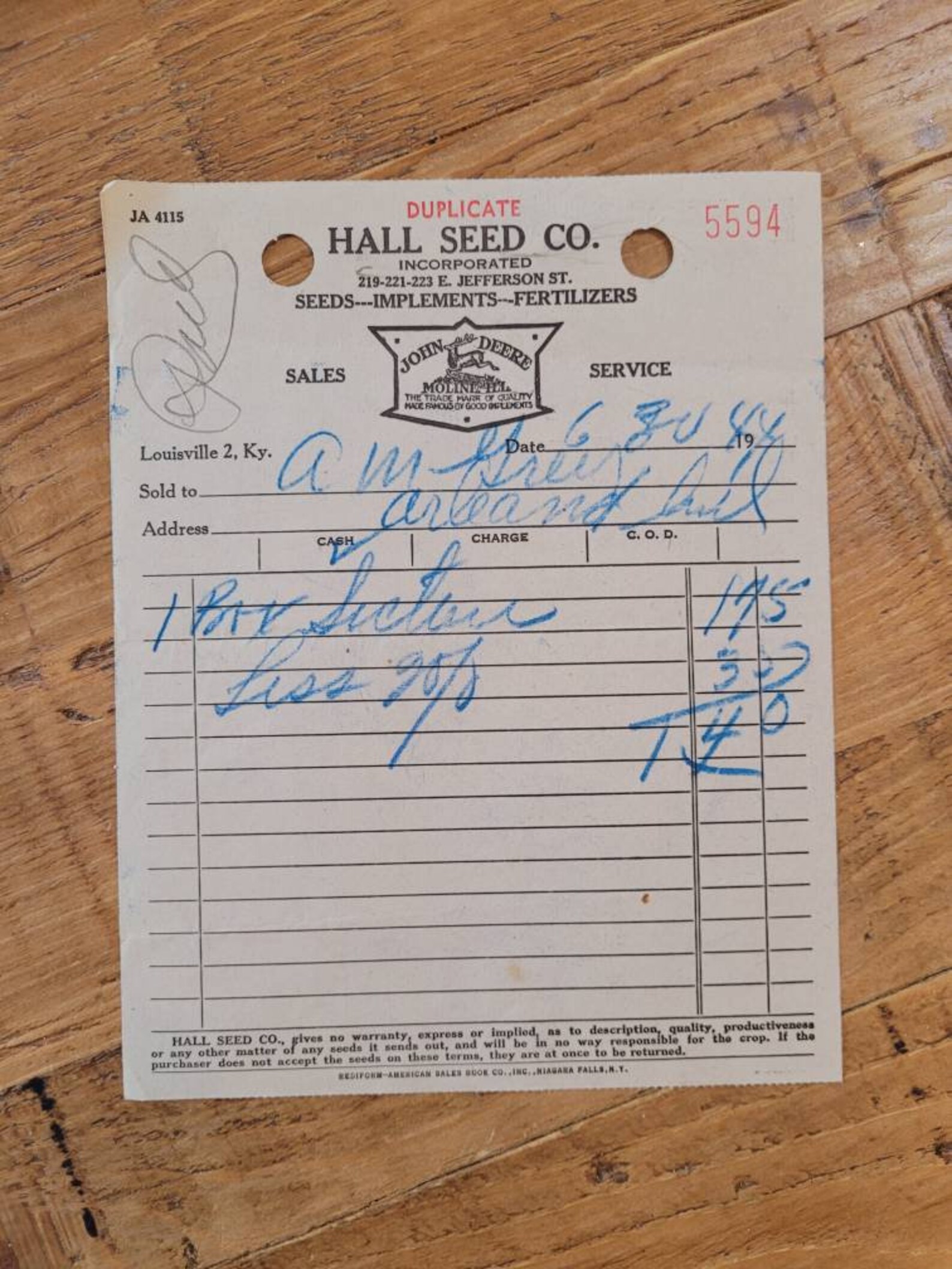 Antique Documents, Antique Invoice, Antique Receipt, 1800s Ephemera ...