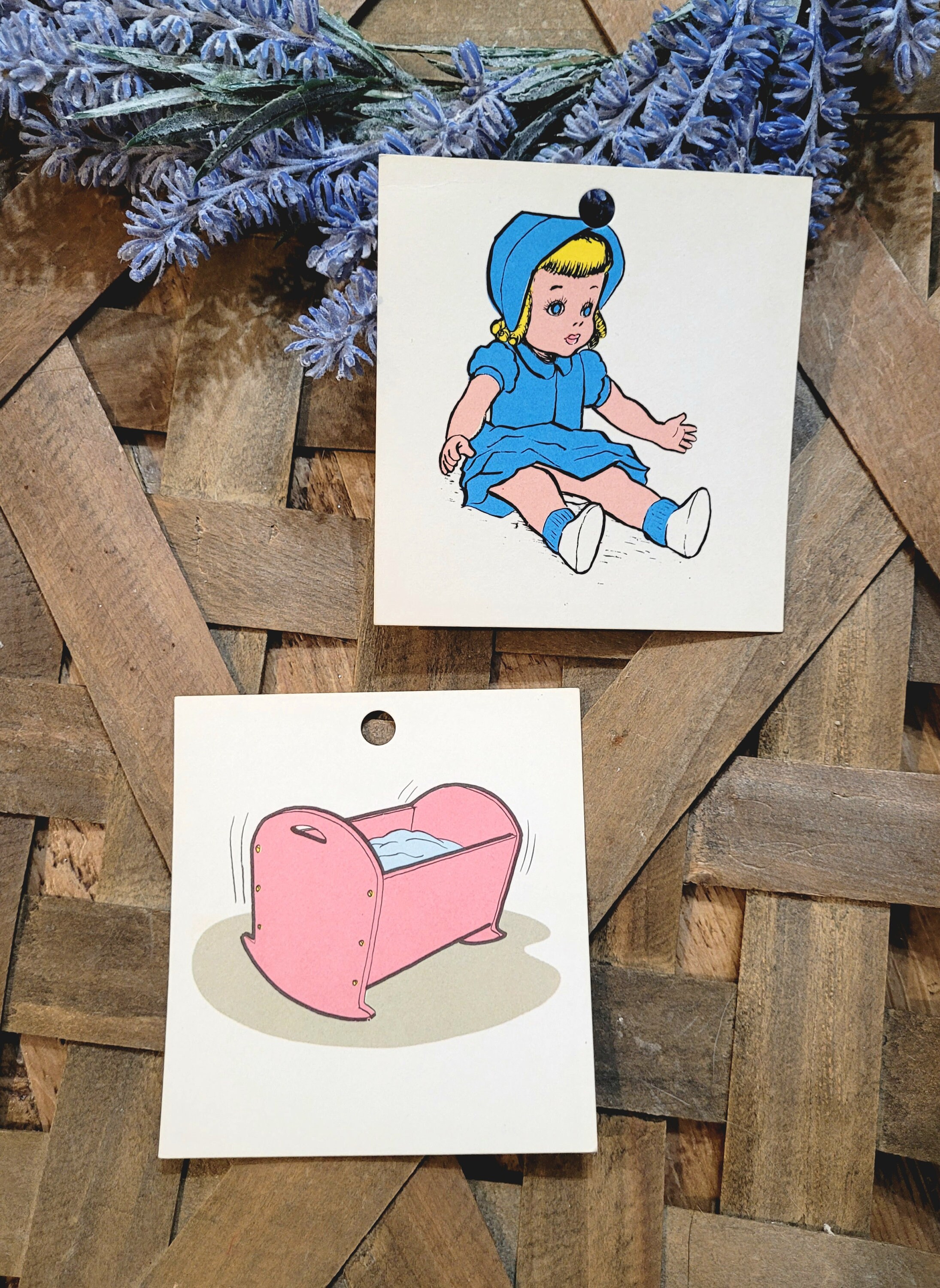Vintage Flash Cards, Vintage Cradle Crib, Vintage Doll, Vintage School ...