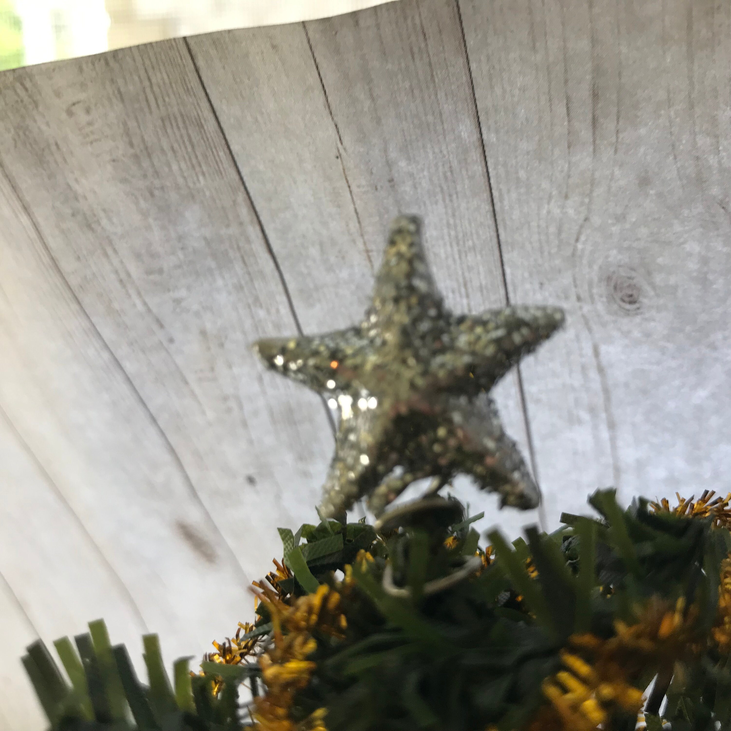 Miniature Tree Topper, Dollhouse Miniature Tree Topper, Silver ...