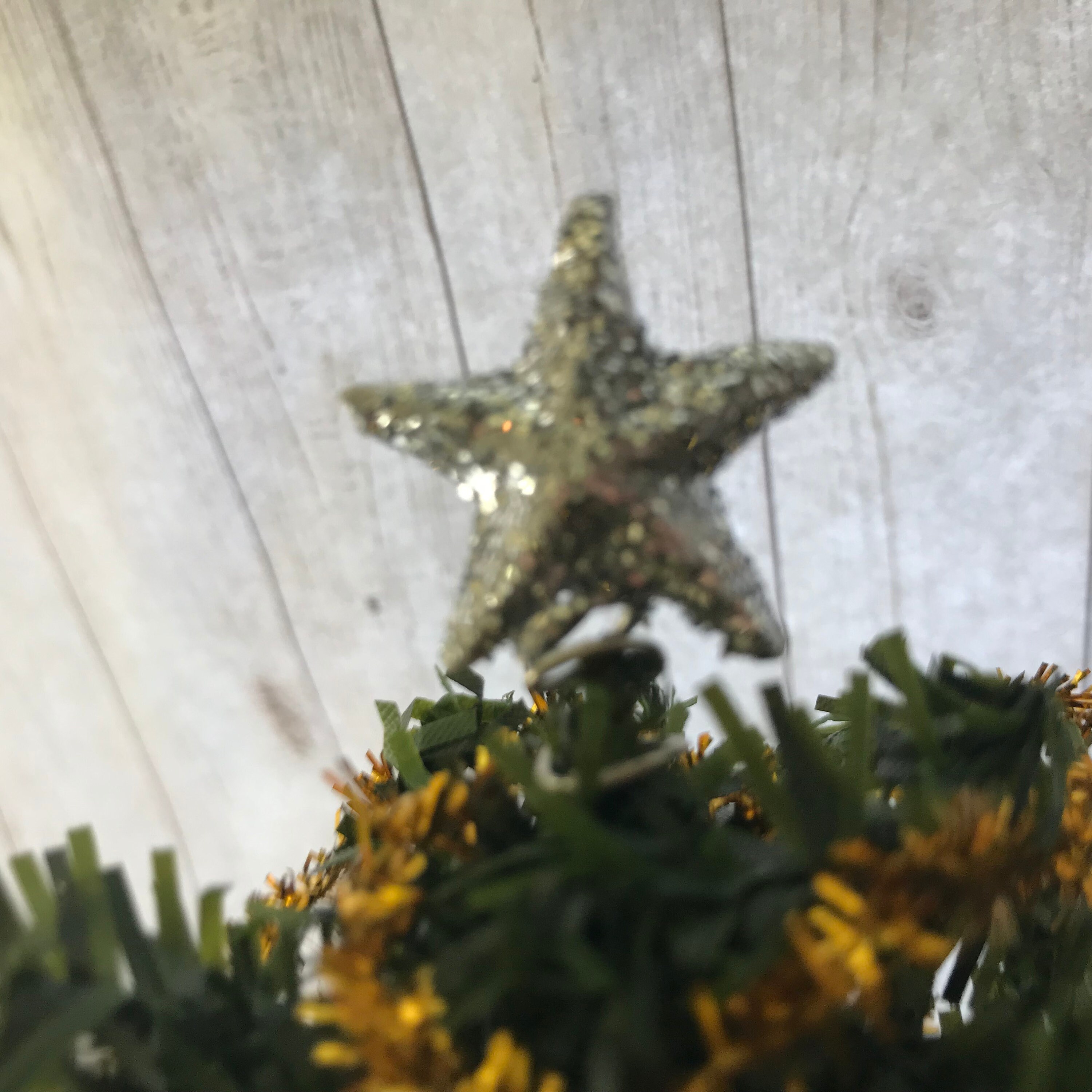 Dollhouse Miniature Christmas Tree Topper, Gold or Silver Finish - Etsy