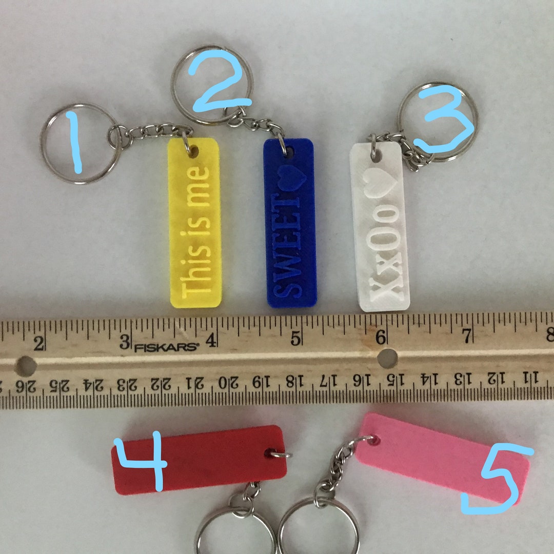 Personalized Name Tag Personalized Key Chain Name Tag Birthday Favors ...