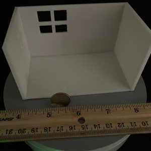 Quarter Scale Room Box Kit, 3D Printed 1/48th Scale, Dollhouse Room Box ...
