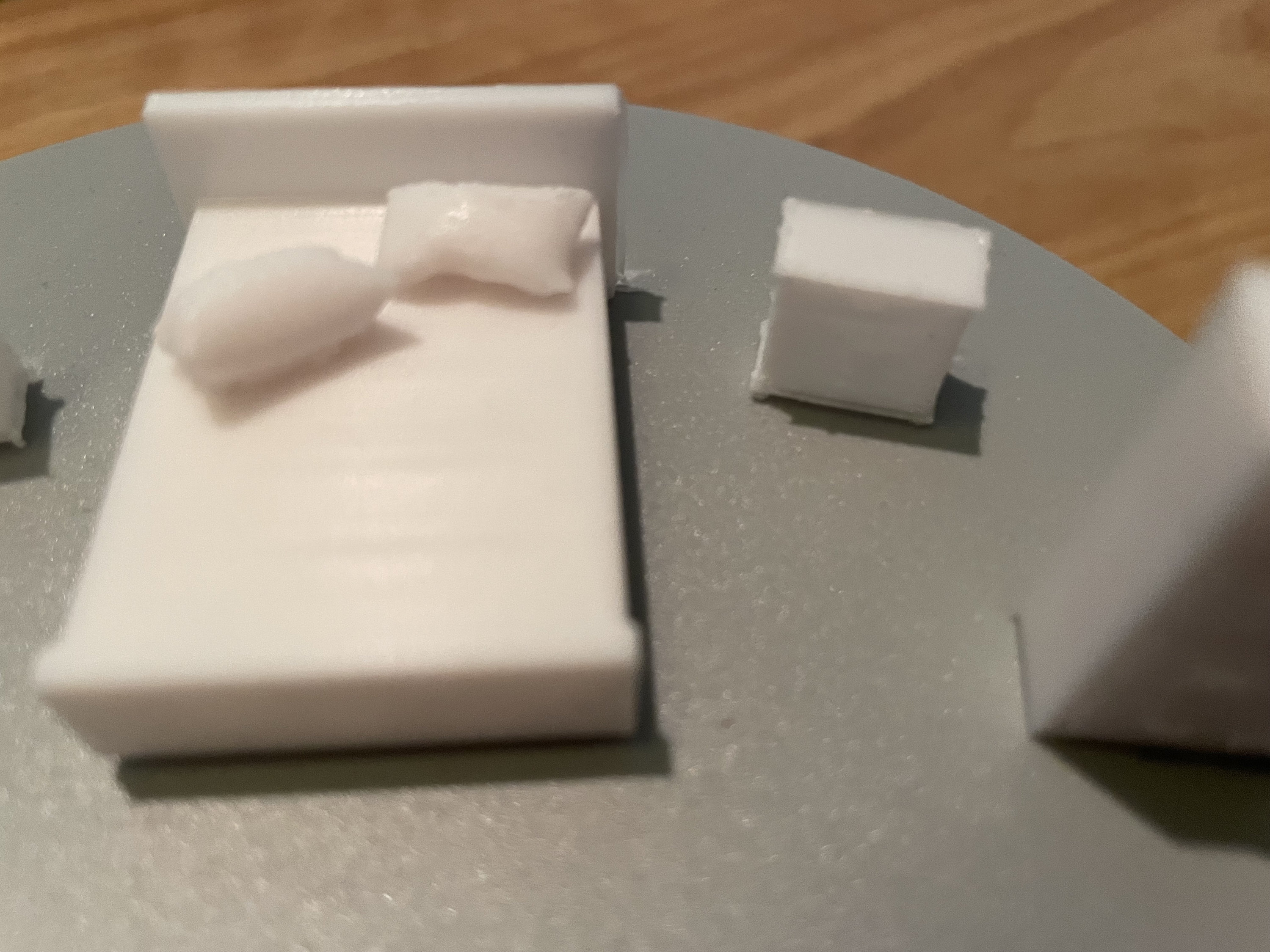 1:48 Quarter Scale Bedroom Set, PLA Miniature Furniture - Etsy