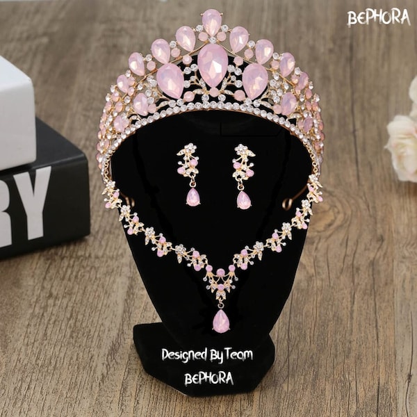 Pink Tiara - Etsy