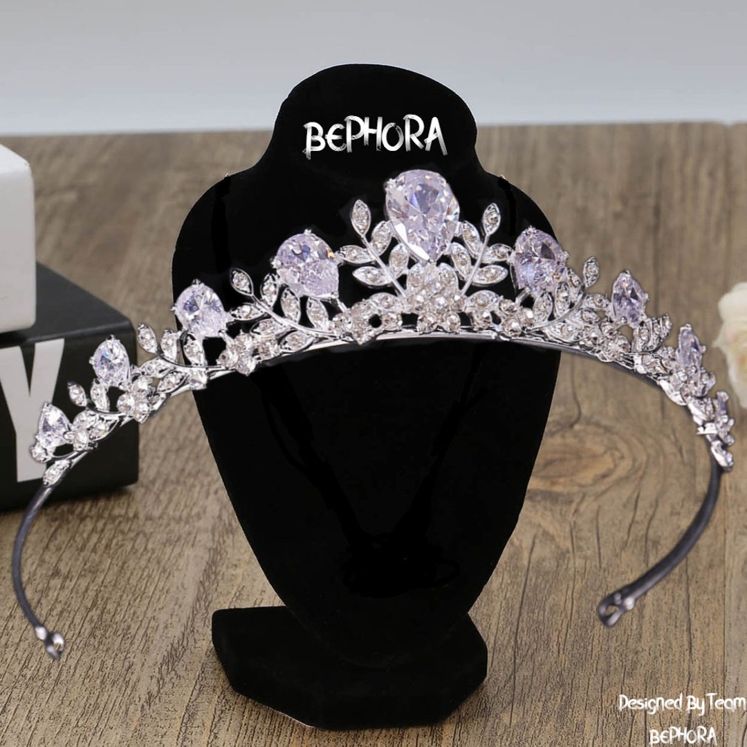 Diadem Wedding Crystal Silver Gold Royal Jewelry Set Pageant Crown ...