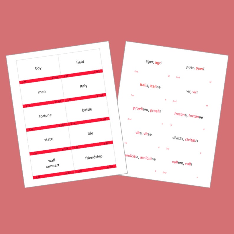 Challenge B units 4-8 add-on Color-coded Henle Latin - Etsy Challenge B units 4-8 add-on Color-coded Henle Latin - Etsy