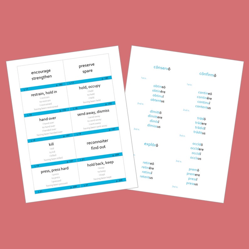 Challenge B units 4-8 add-on Color-coded Henle Latin - Etsy Challenge B units 4-8 add-on Color-coded Henle Latin - Etsy