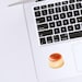 Flan Watercolor Sticker, Cute Dessert Café Aesthetic Sticker, Kawaii ...