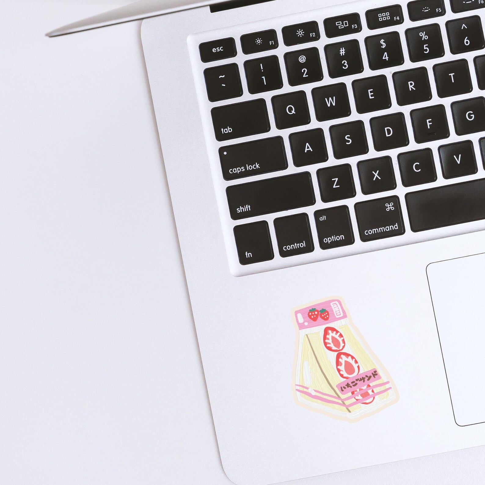Strawberry Sando Sticker, Japanese Strawberry Sando Sticker for Laptop ...