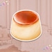 Flan Watercolor Sticker, Cute Dessert Café Aesthetic Sticker, Kawaii ...