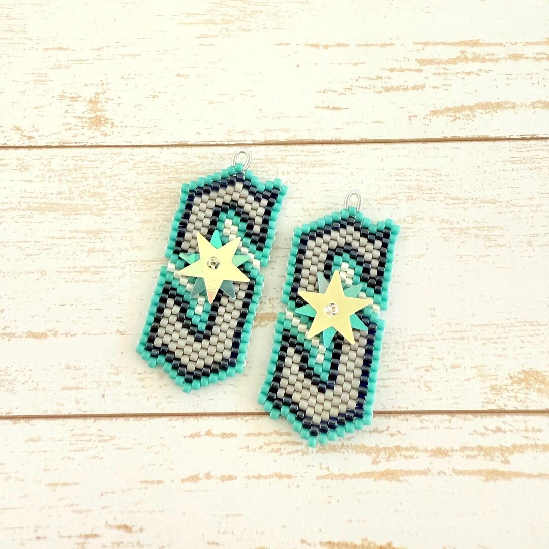 Mariners Earrings Seattle Mariners Beaded Earrings Baseball Earrings ...