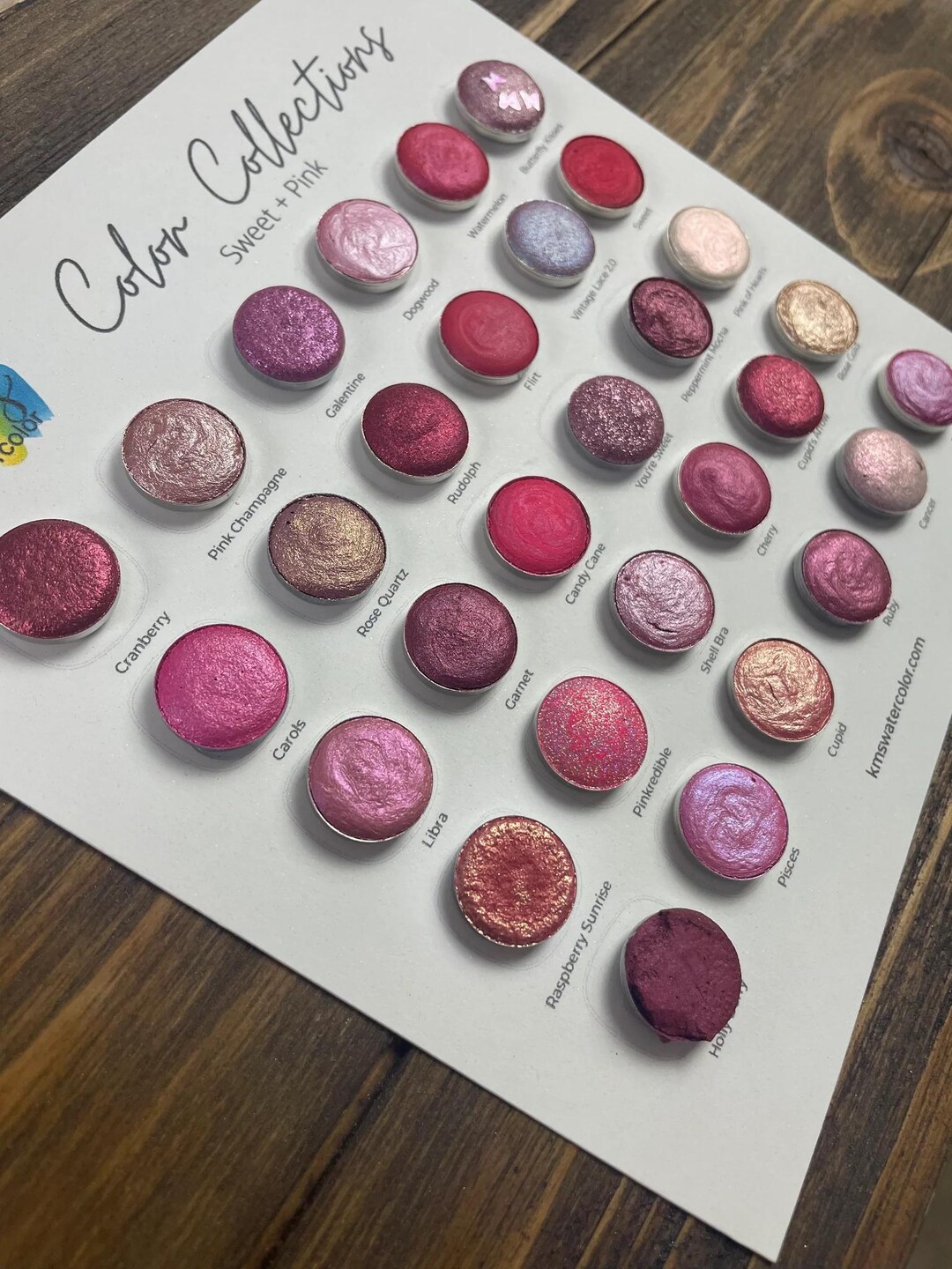 Sweet + Pink Color Collection | Watercolor Palette | 30 Colors ...