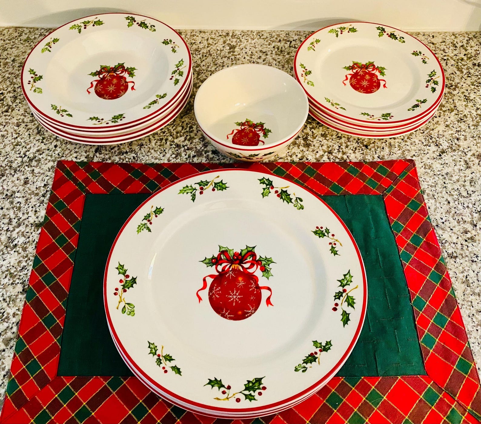 Christopher Radko HOLIDAY CELEBRATIONS Christmas Dinnerware - Etsy