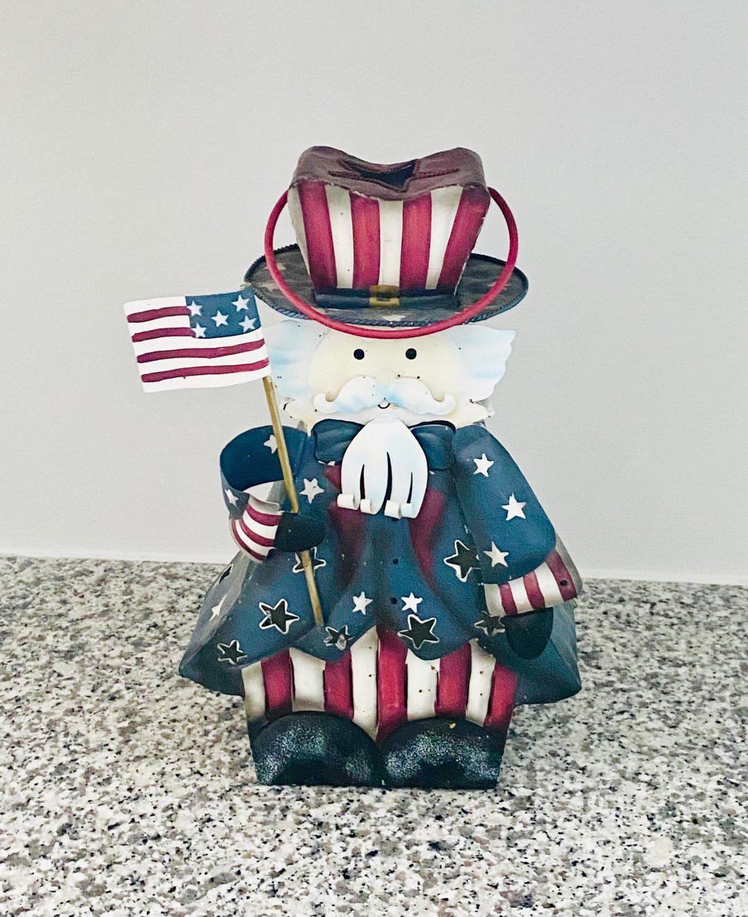 Patriotic Uncle Sam Metal Lantern - Etsy