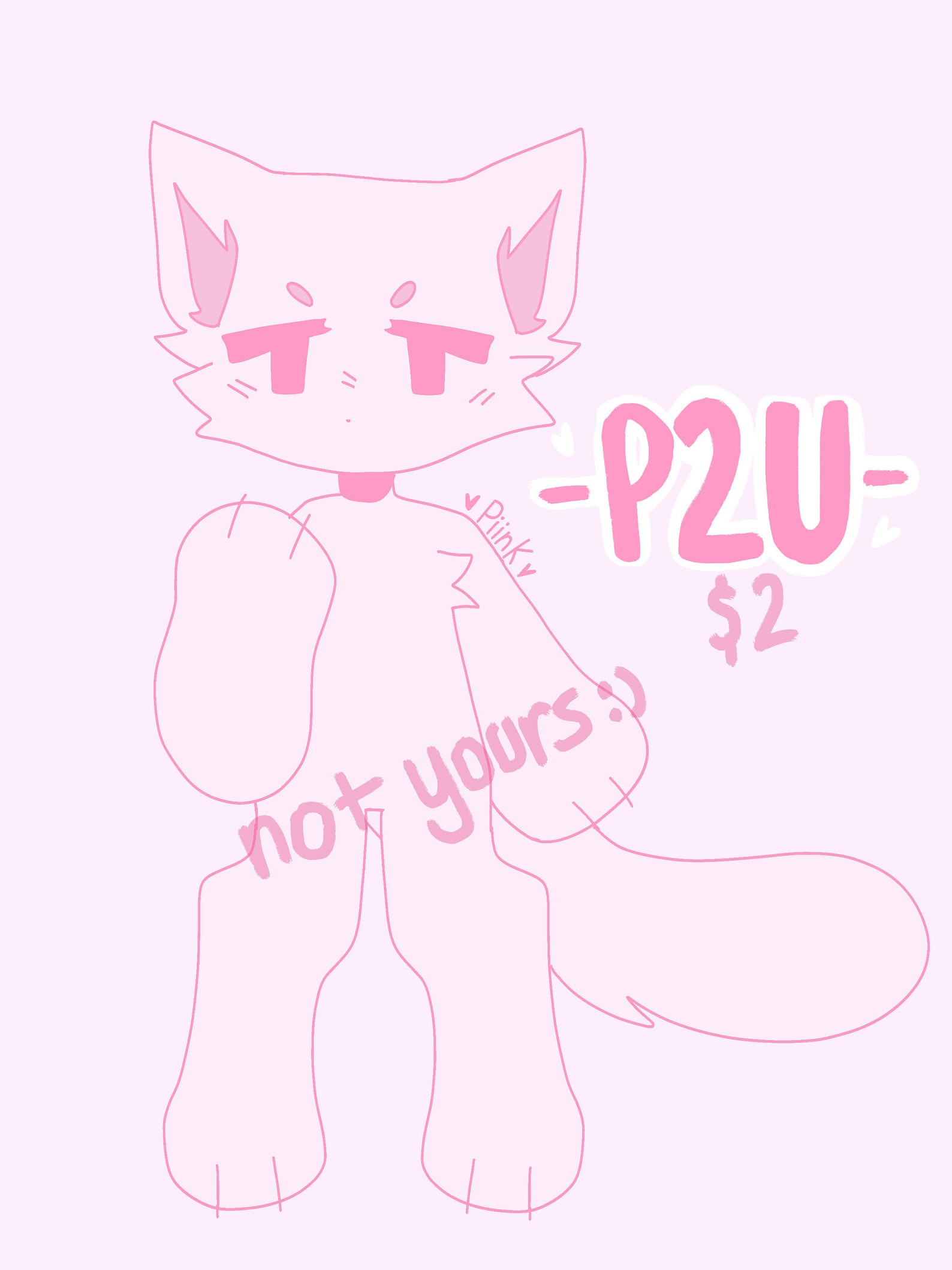 P2u Anthro Cat Base Etsy 