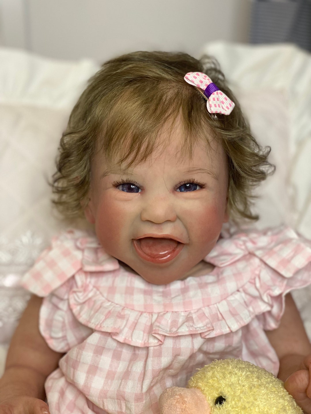 Reborn Baby Laughing Girl Jupiter by Vahni Gowing CUSTOM Order Mono ...