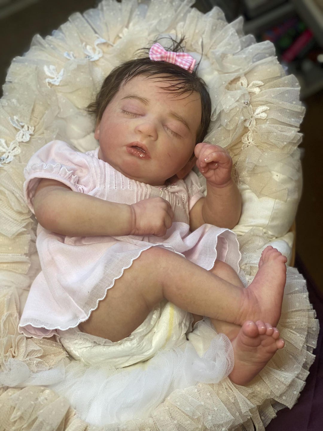 Reborn Newborn Baby Girl Skya by Vahni Gowing. Ready Now. Mono Root - Etsy