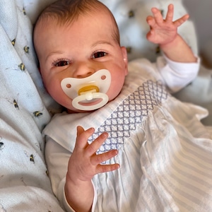 Reborn Baby Boy Sebastian by Vahni Gowing. Custom Order - Etsy