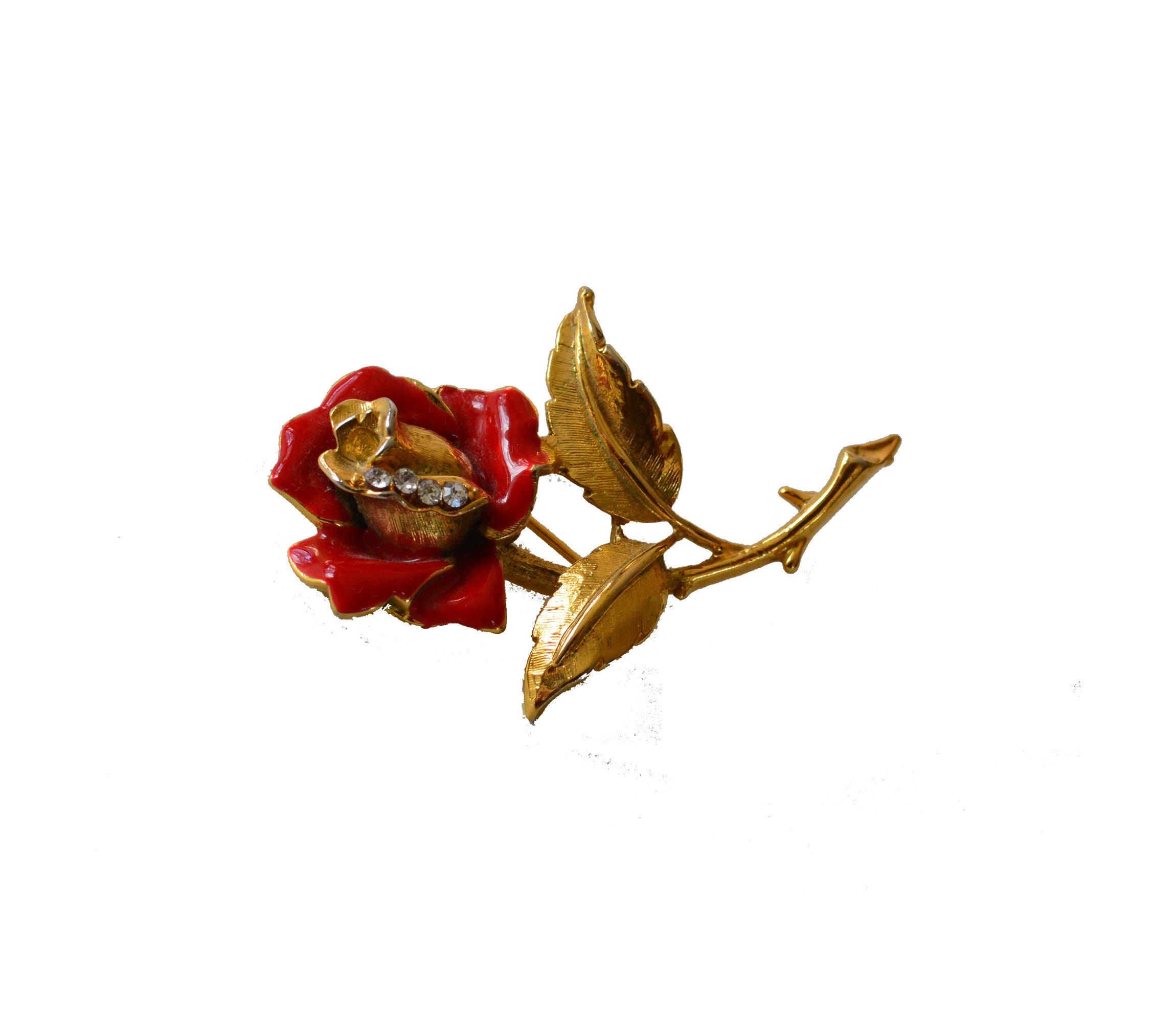 Vintage Avon Rose Flower Shaped Pin Brooch - Etsy
