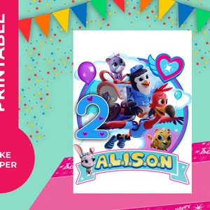 TOTS Printable Cake Topper, Digital Cake Topper, Personalized - Etsy