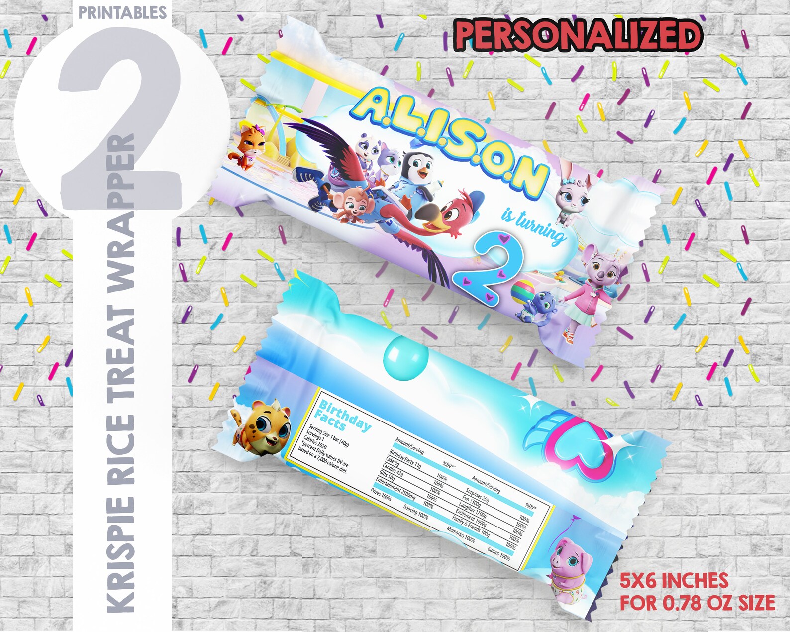 Printable Kids Birthday Party Set: TOTS - Etsy