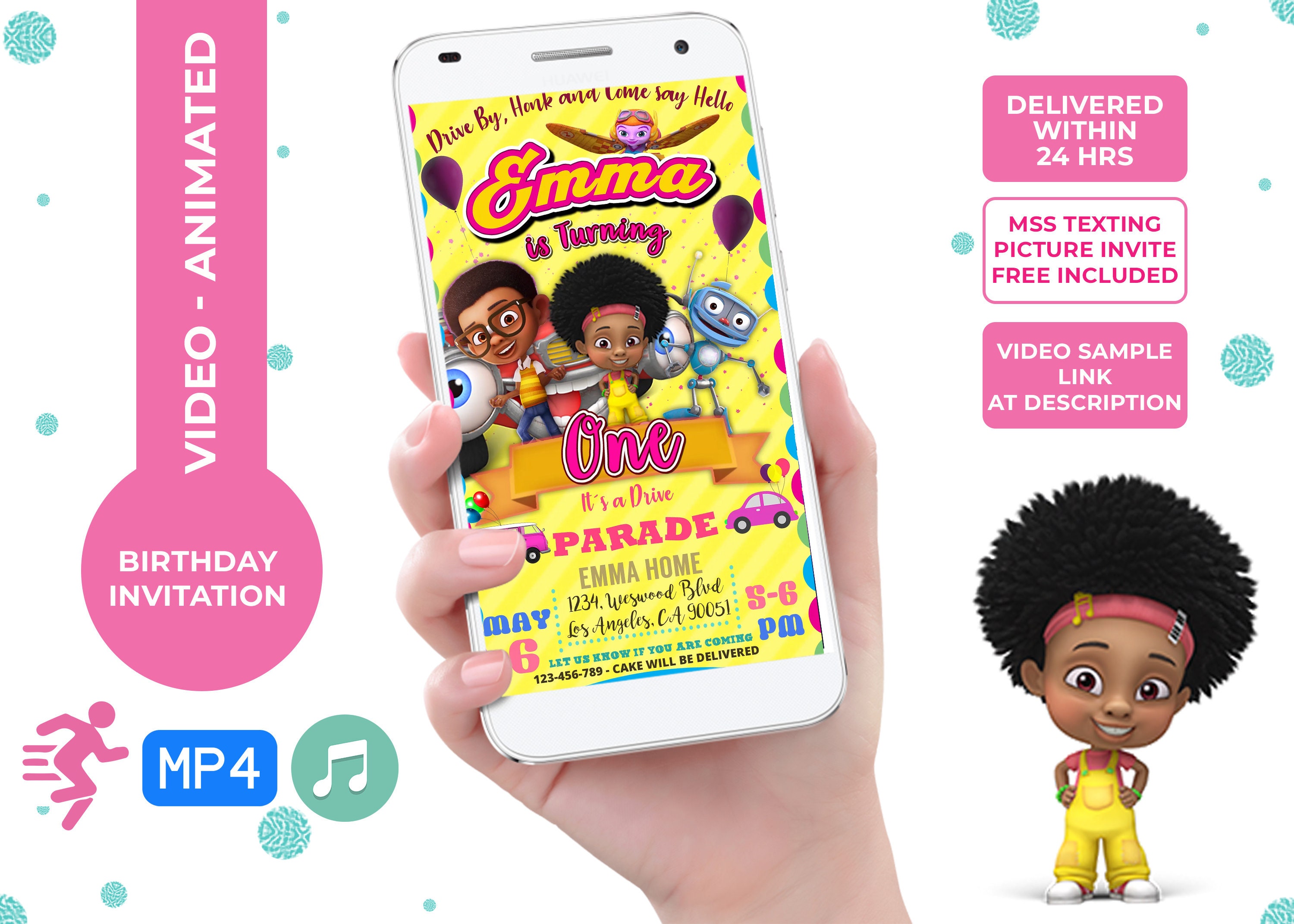 MOTOWN MAGIC Birthday Invitation Video Birthday Invitation - Etsy