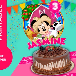 Printable Kids Birthday Party Set: Minnie Farm - Etsy