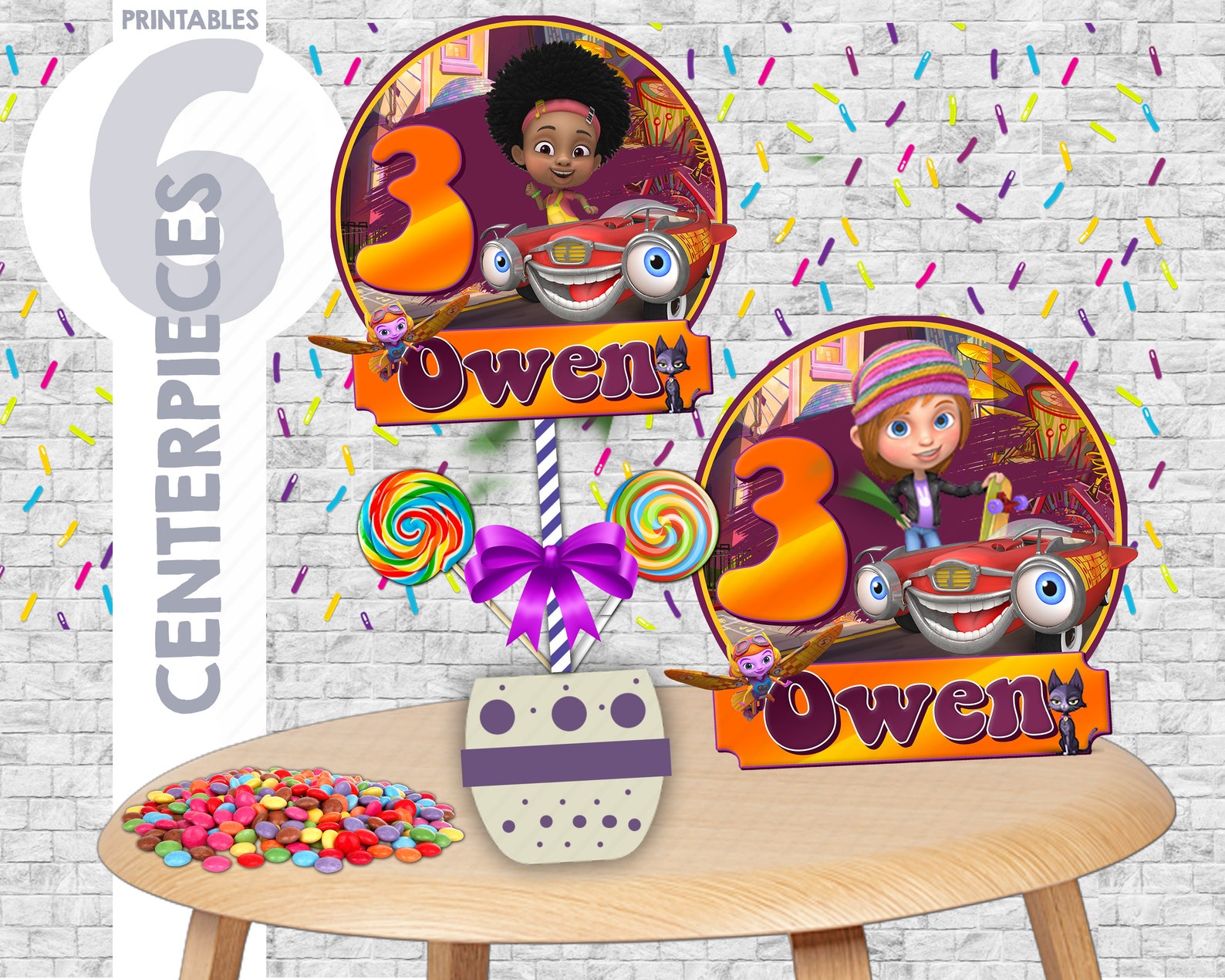 Motown Magic Centerpieces Birthday Party Table Decoration - Etsy