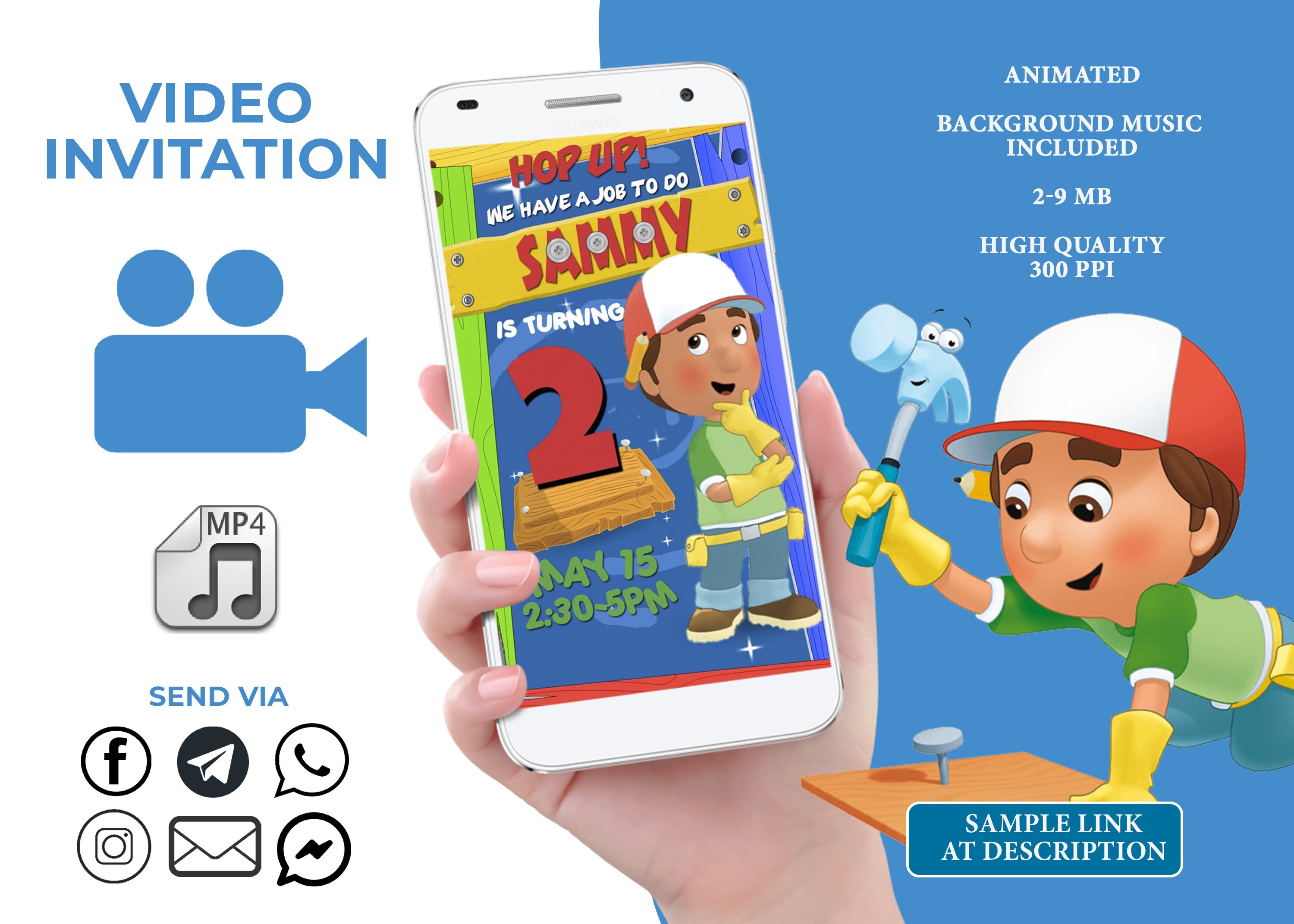 Handy Manny Fix It Background