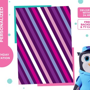 TOTS Birthday Invitation, Tiny Ones Transport Service Invitation ...