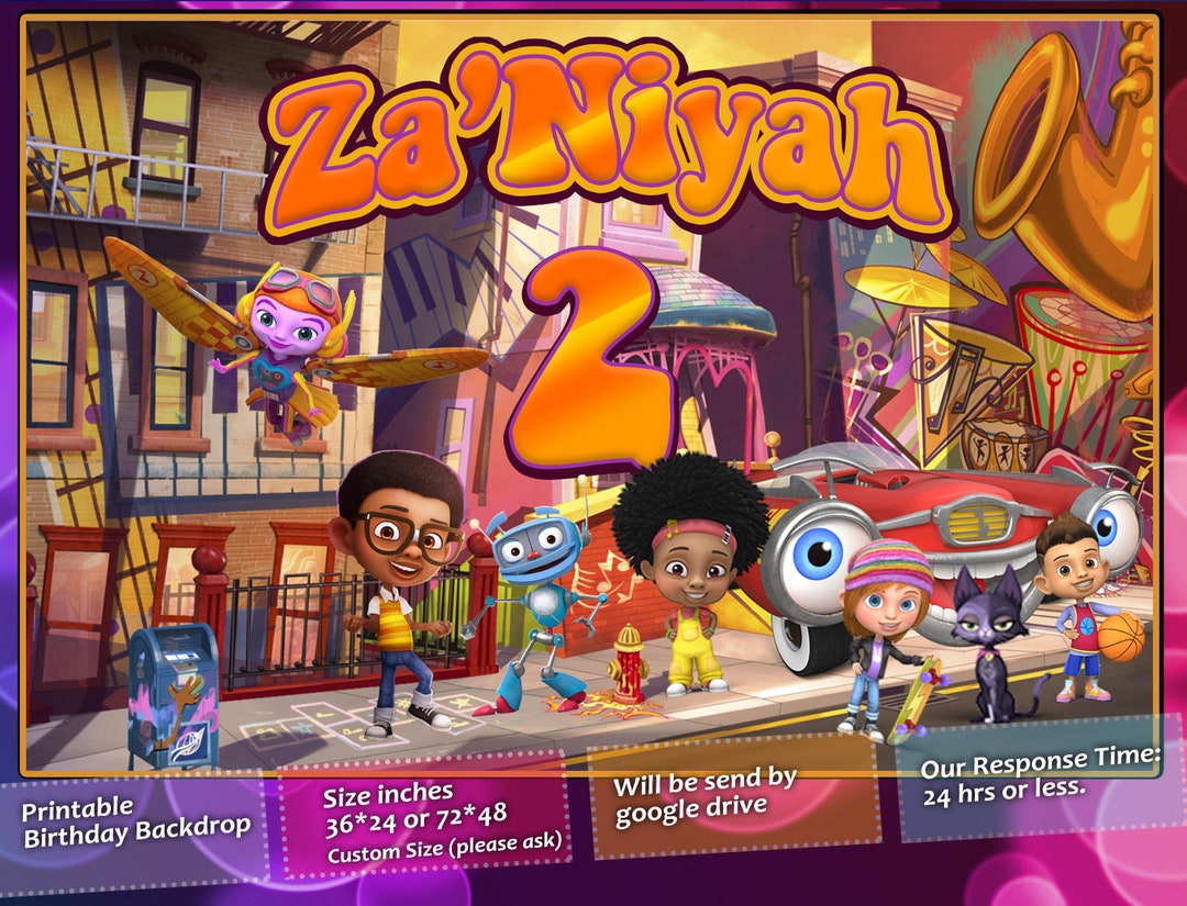 Printable Motown Magic Backdrop, Printable Motown Magic Banner, Jazz ...