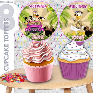 Printable Kids Birthday Party Set: Minnie Safari - Etsy